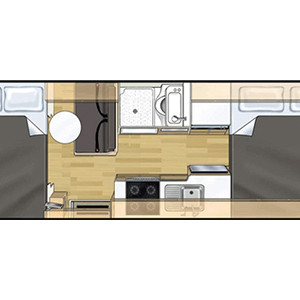 Mighty Double Up Motorhome – 4 Berth